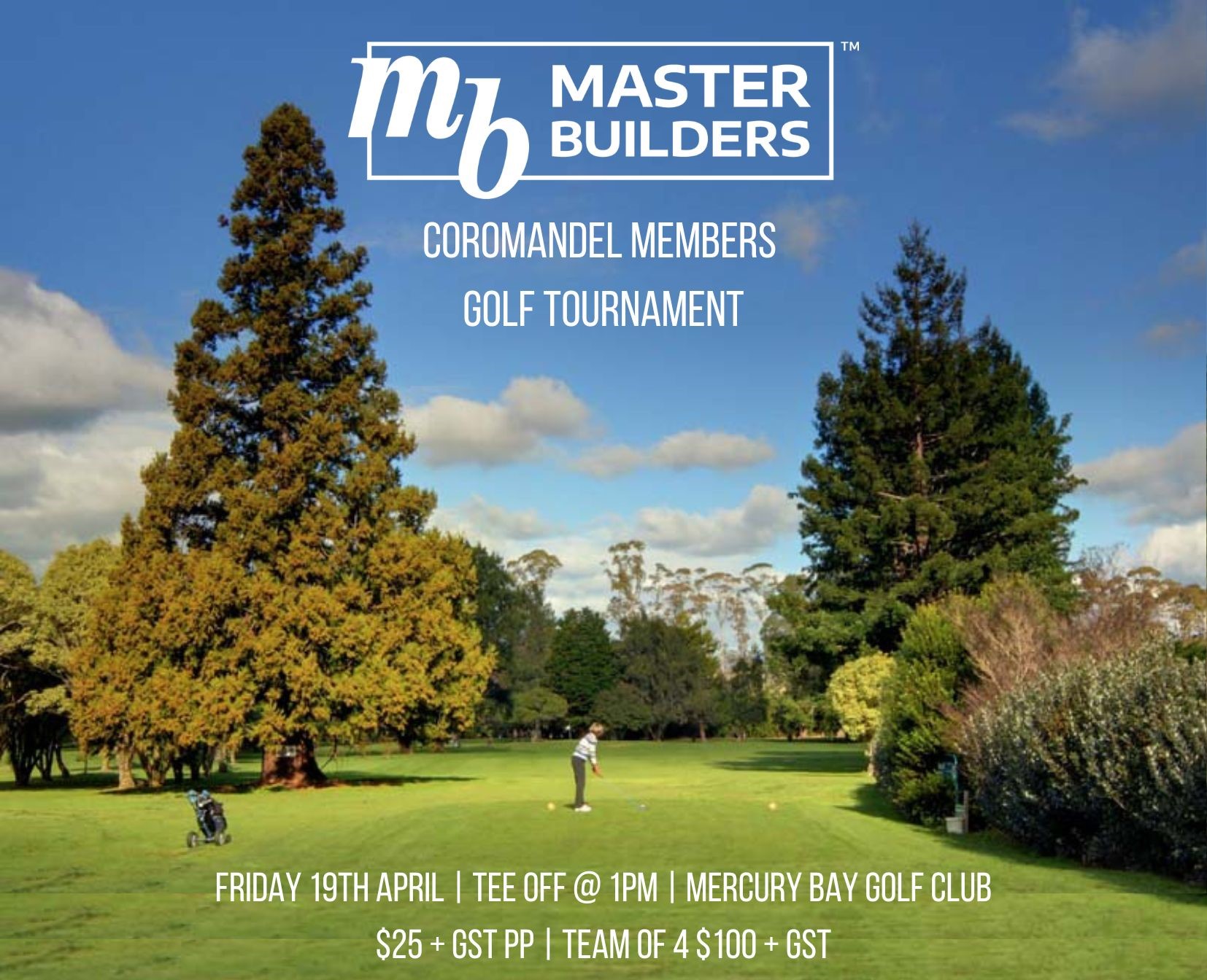 Display event - Coromandel Master Builders Golf Tournament